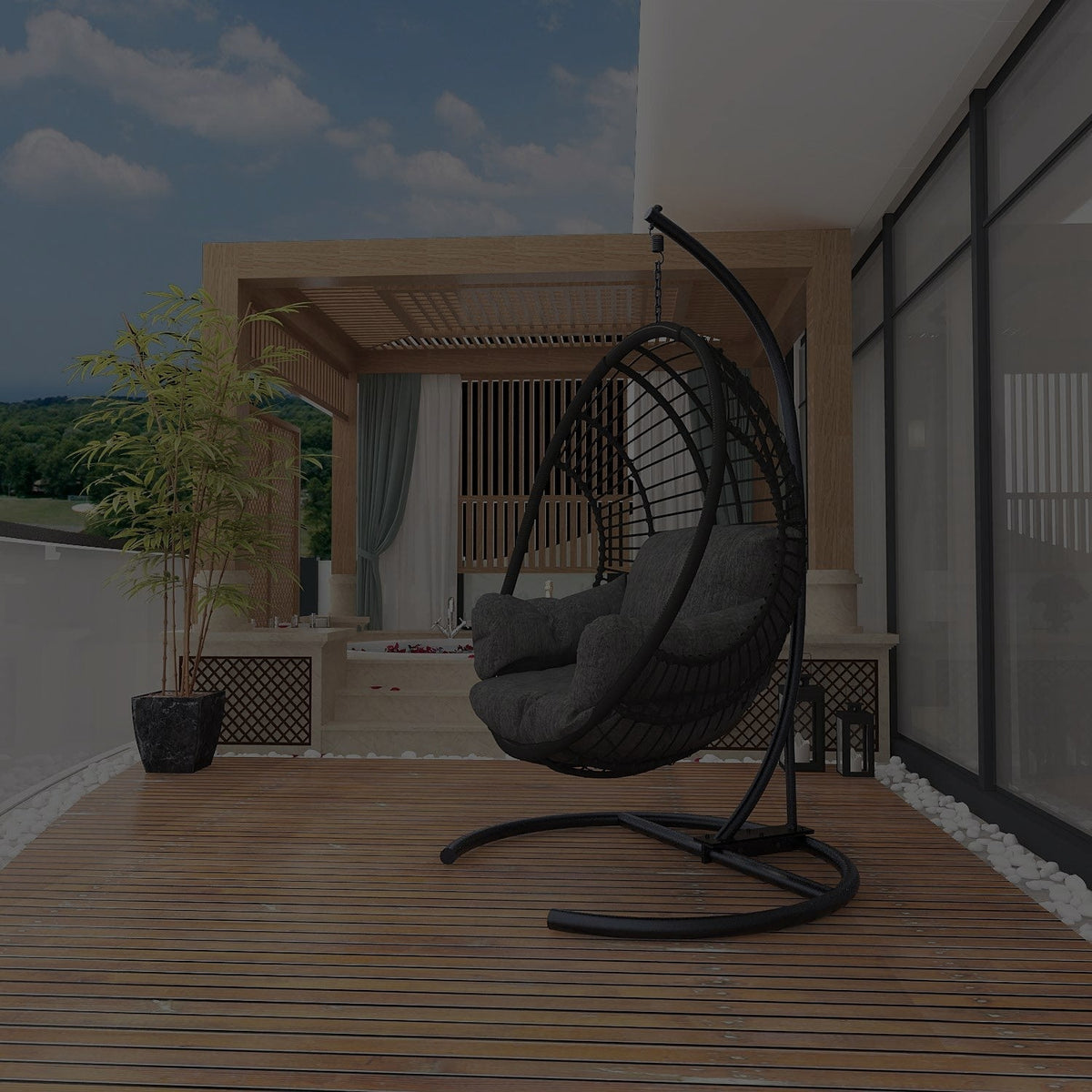 The Hanging Egg Store - Outdoor Egg Chairs - Balcony and Patio ...