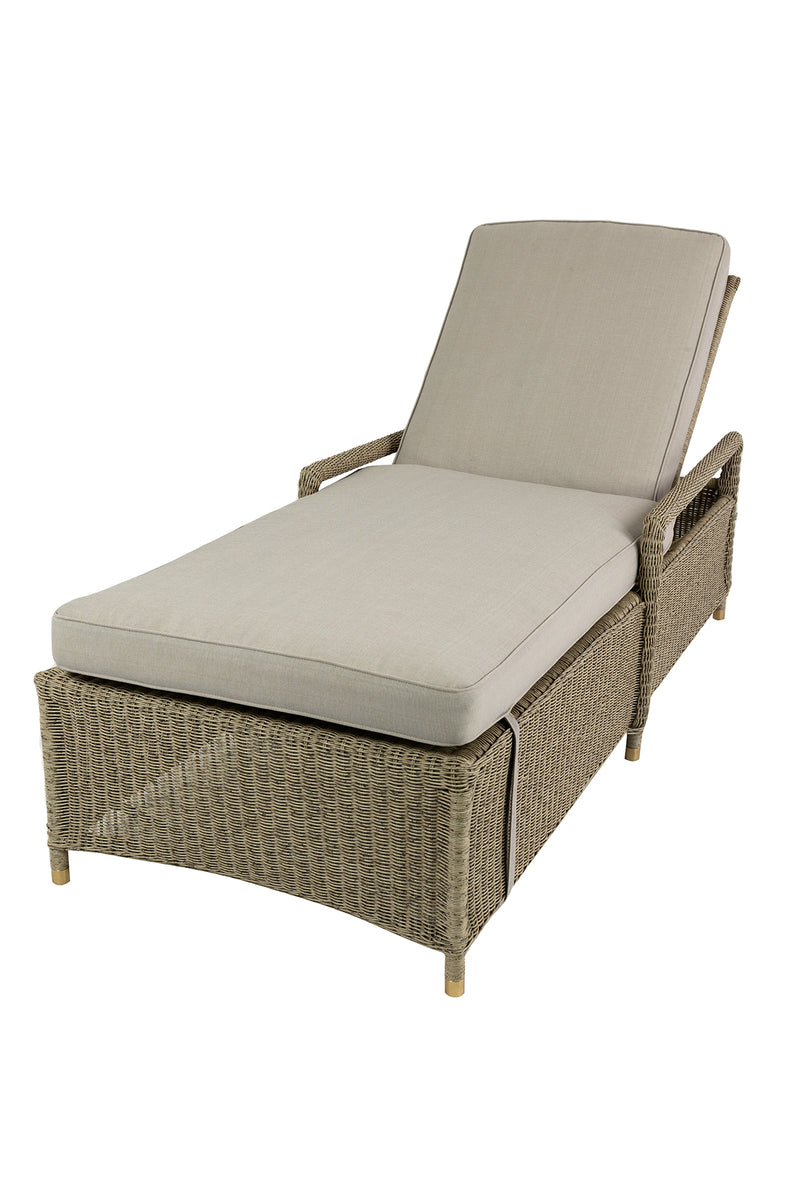 The Hanging Egg Store - Sorrento Sun Bed in Natural - Sun Lounge Bed ...